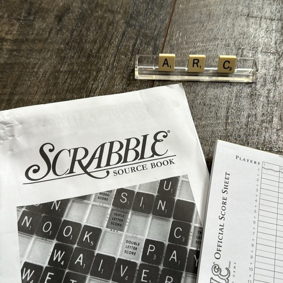 Games | Scrabble Portable Travel Game In Zippered Case | Poshmark